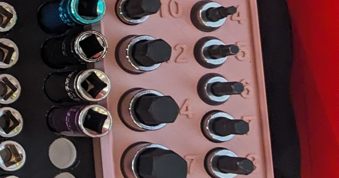 Gridfinity Hex Socket Organizer by Andrés Salinas | Download free STL ...