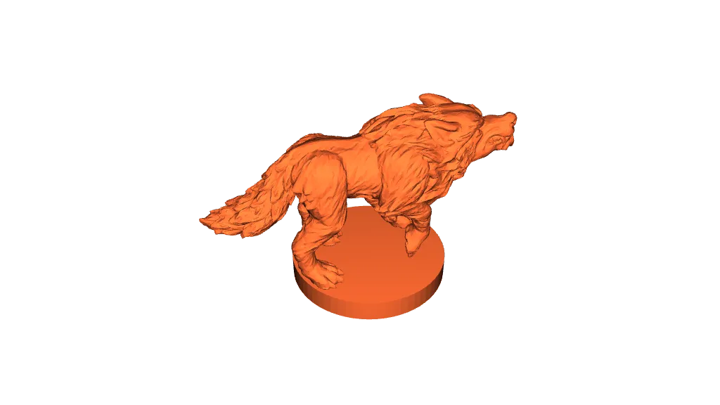 DND Wolf by Engine_Jam | Download free STL model | Printables.com