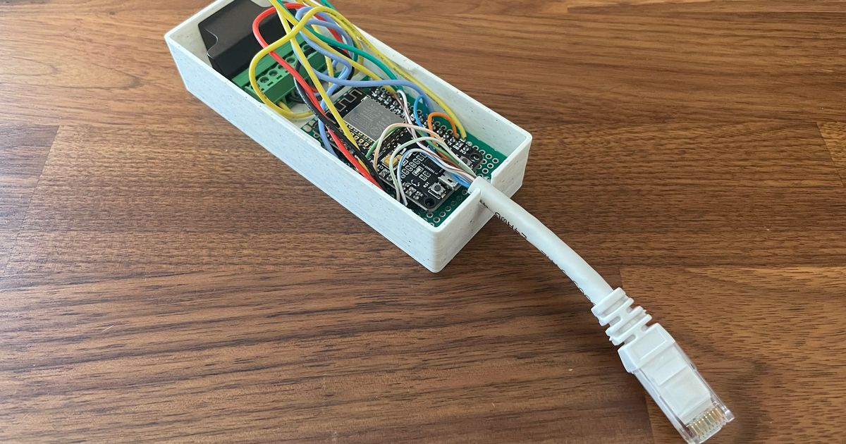 Case for RJ45 Breakout, Protoboard, and Cable Port by dudedarnell ...