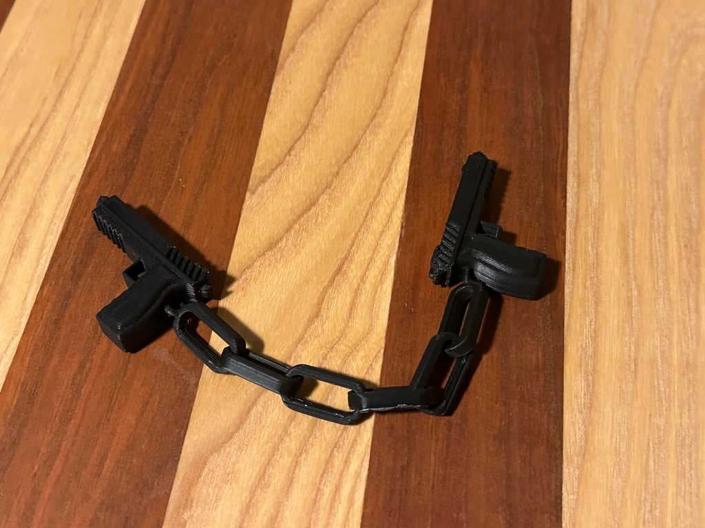 Gun + Nunchucks + GunChucks (print in place) by Utility Blade Builds ...