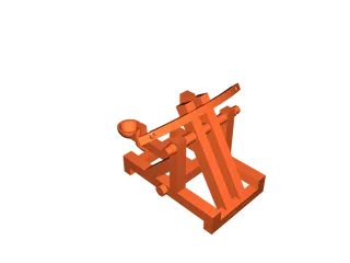 Roman Mangonel by SurfyPunchMan | Download free STL model | Printables.com