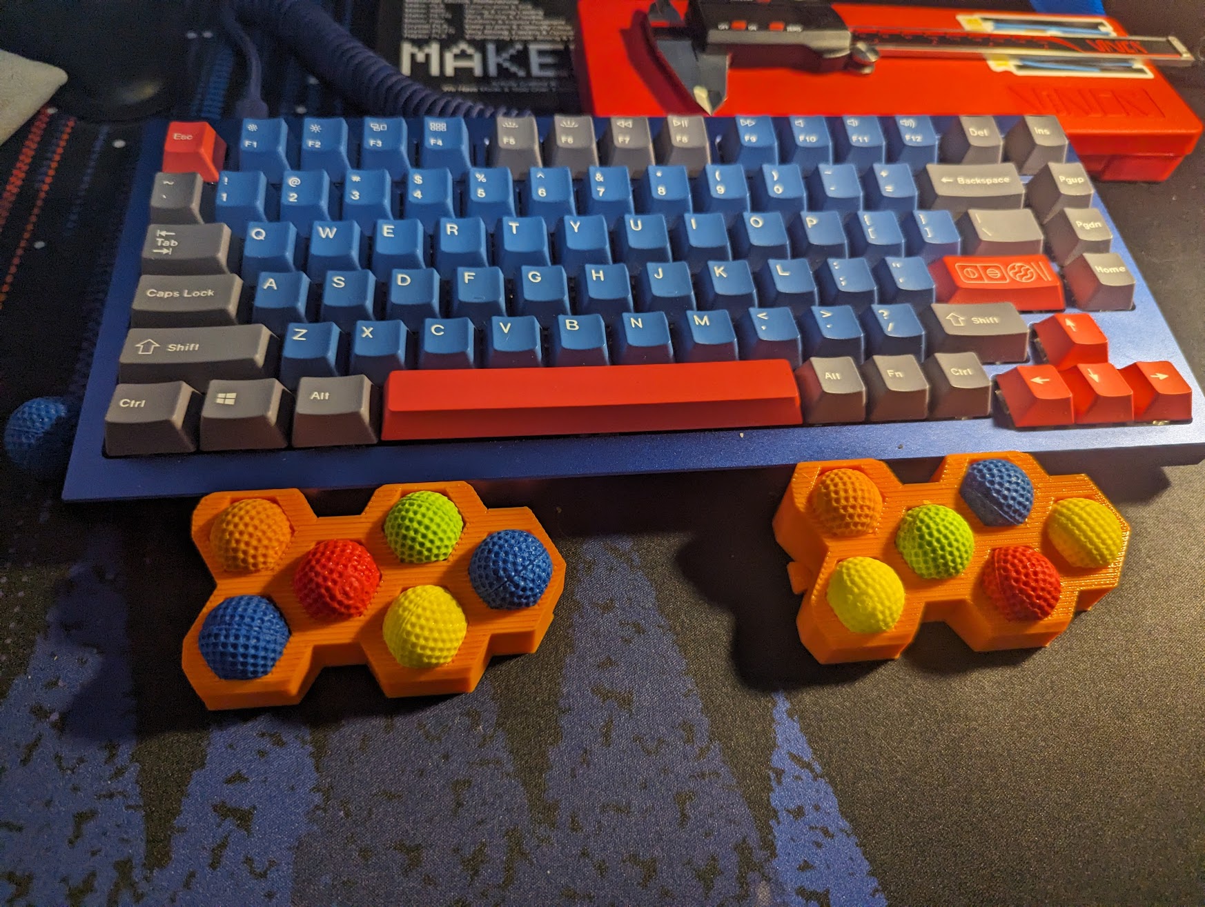 Nerf Balls Hexagonal Wrist Rest by just4jordan | Download free STL ...