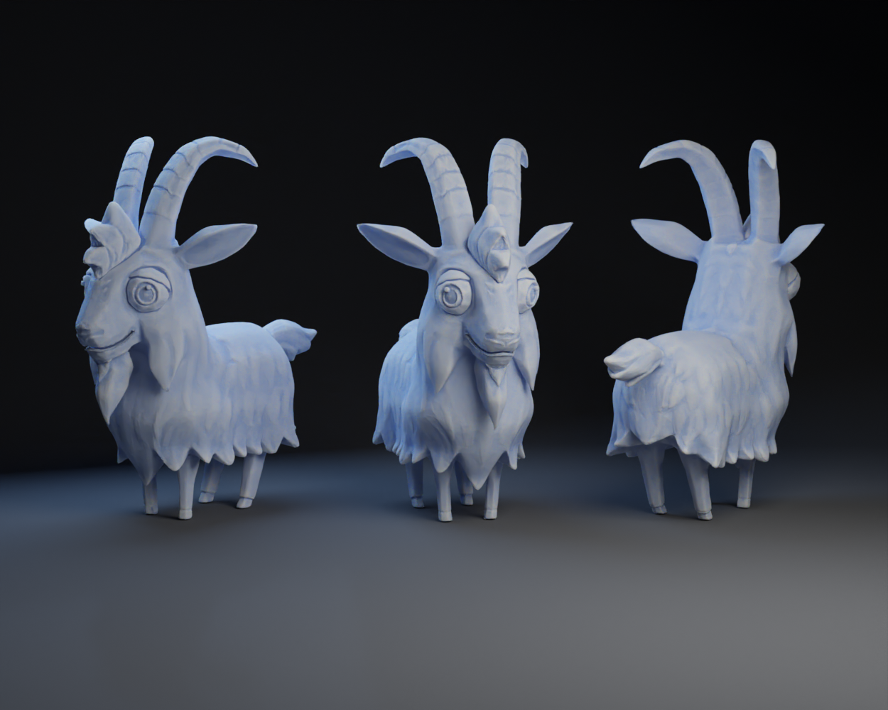 Goat by Peter Farell | Download free STL model | Printables.com
