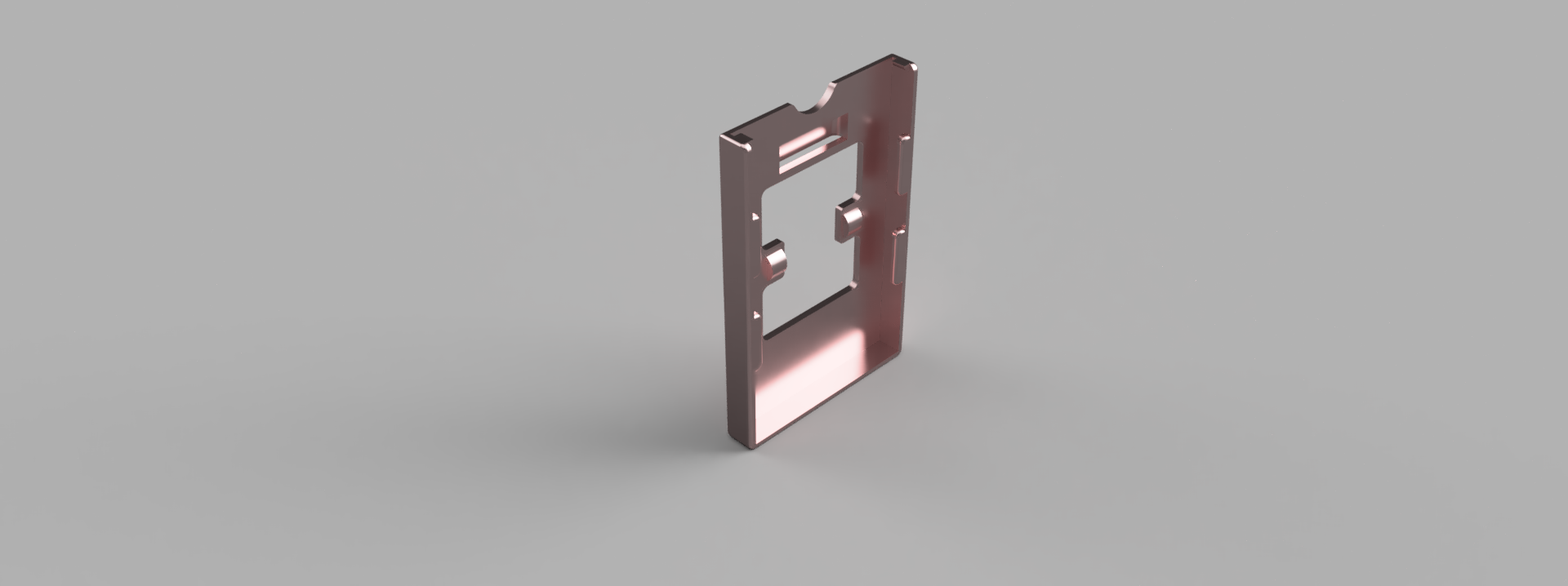 Three card badge holder by greg_100 | Download free STL model ...