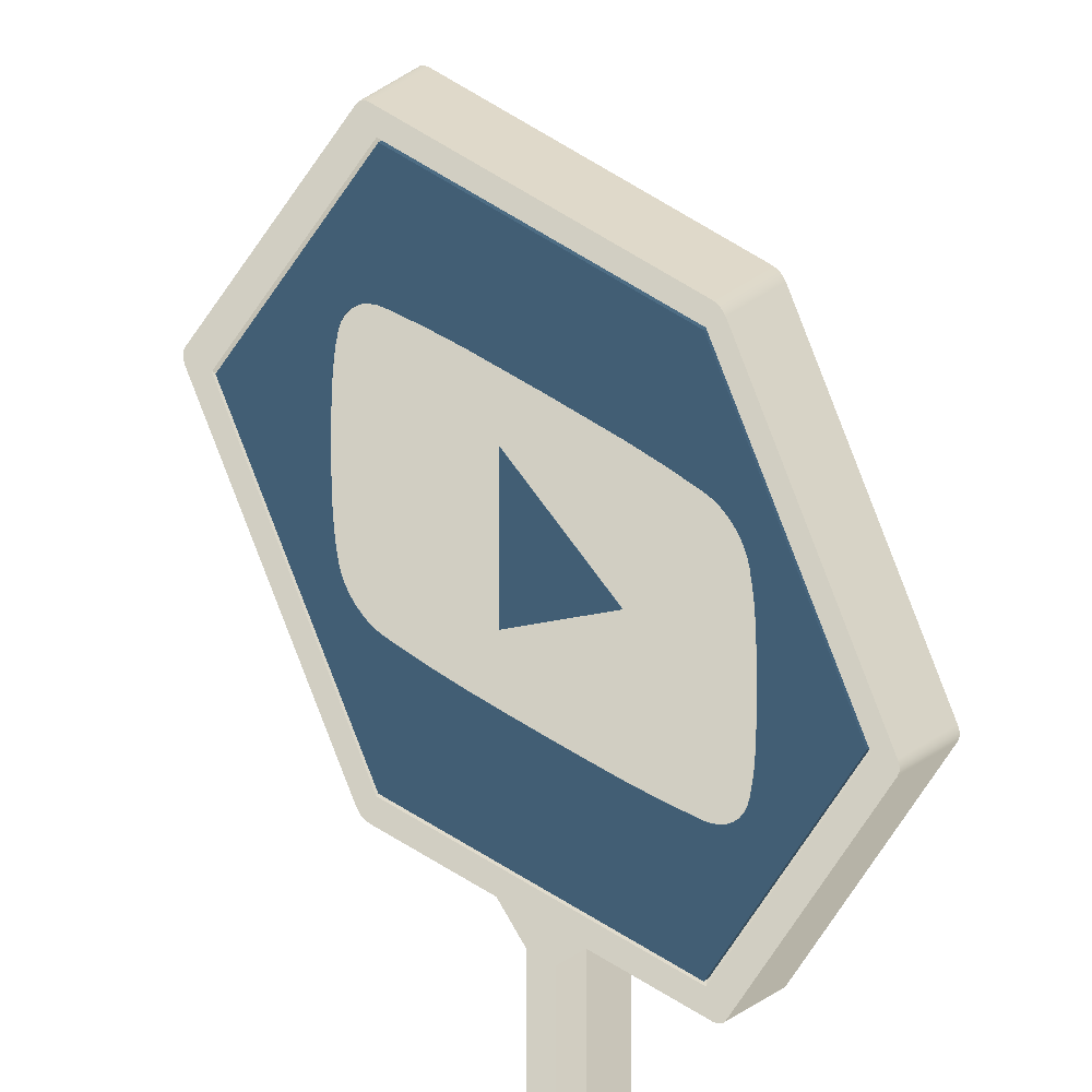 Backlit YouTube Play Button Sign by 3D Sourcerer | Download free STL ...