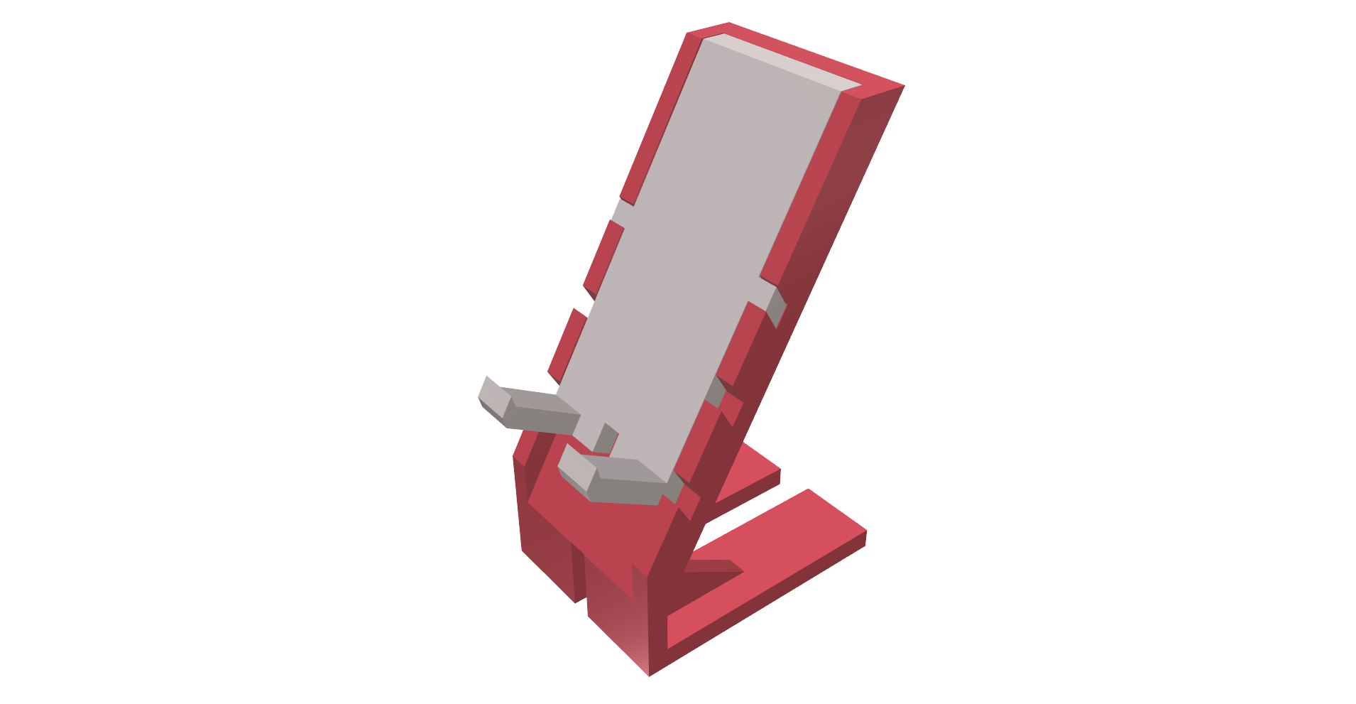 Phone Stand adjustable by REDZC | Download free STL model | Printables.com