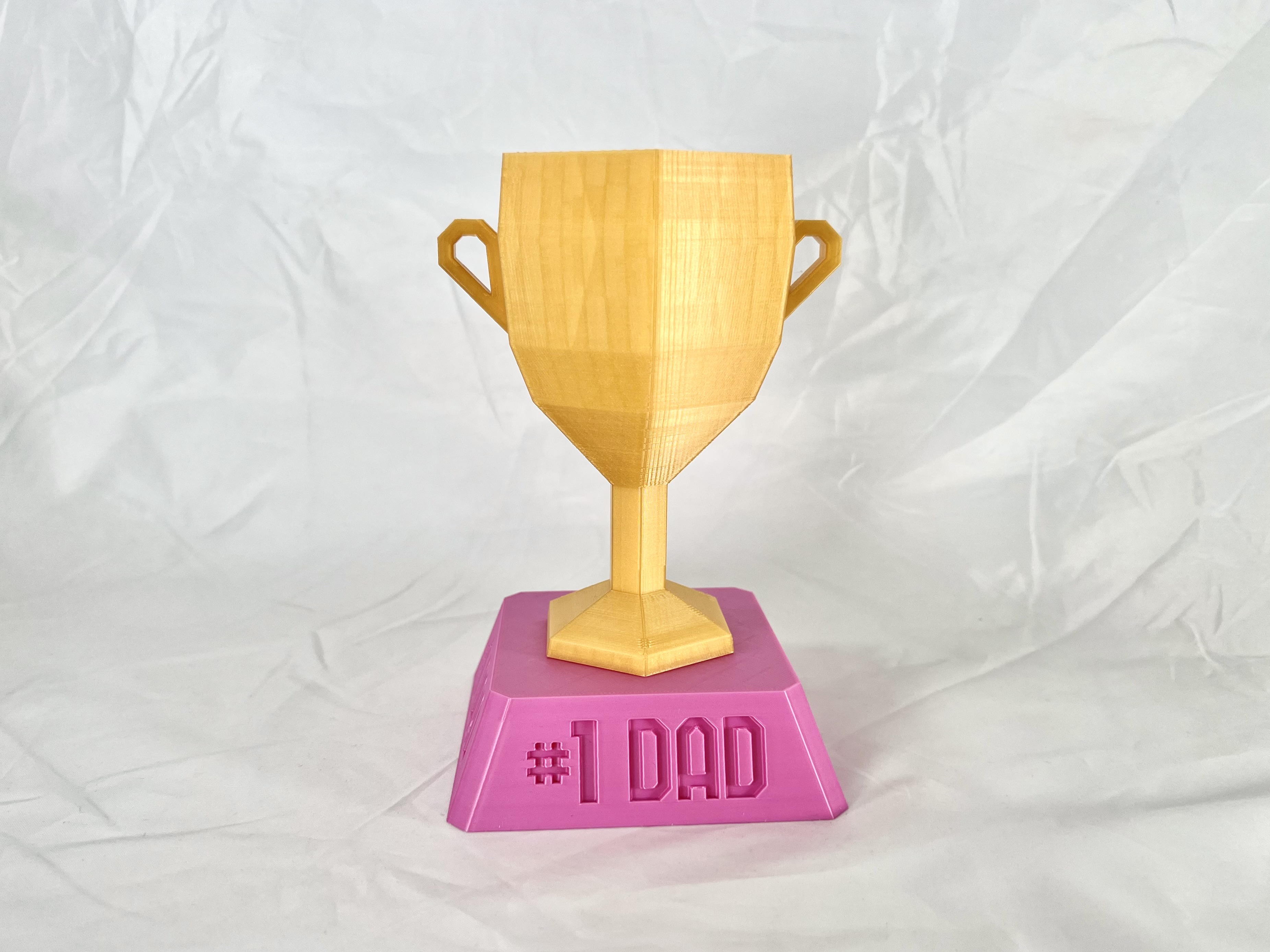 #1 Dad LowPoly Trophy by MarekZeman91 | Download free STL model ...