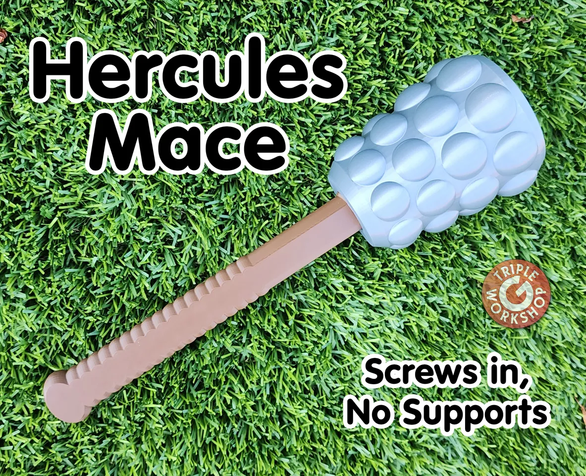 Hercules Mace - Screw Together - No Supports by Triple G Workshop ...