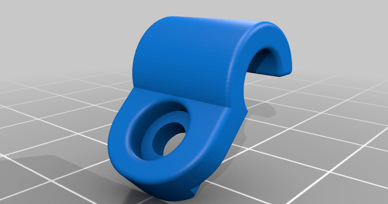 Giant Crest Fork Brake Hose Clip by Cyclimbo | Download free STL model ...