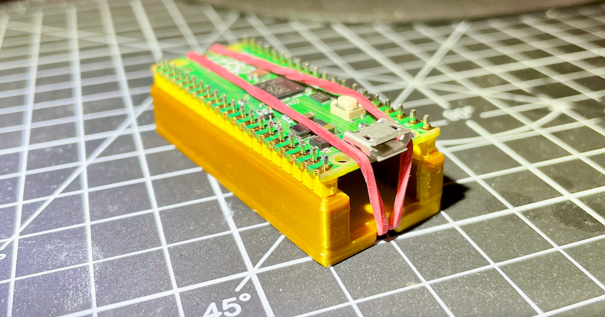 Raspberry Pi Pico Soldering Rack by Uko | Download free STL model ...