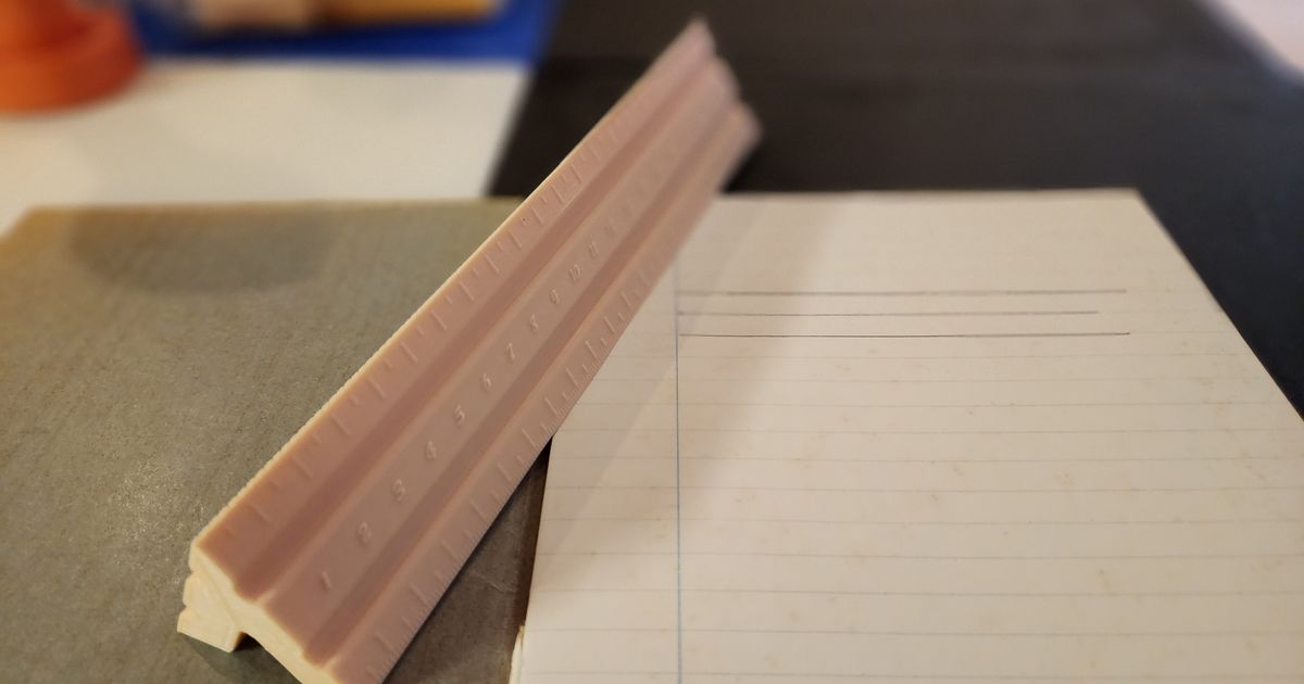2 SIDE RULER by Anthony Chang | Download free STL model | Printables.com