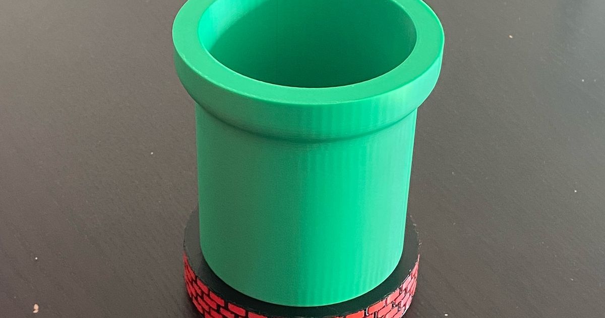 Super Mario - Pot à crayons ou à plante Tuyau(Super Mario - Pencil or ...