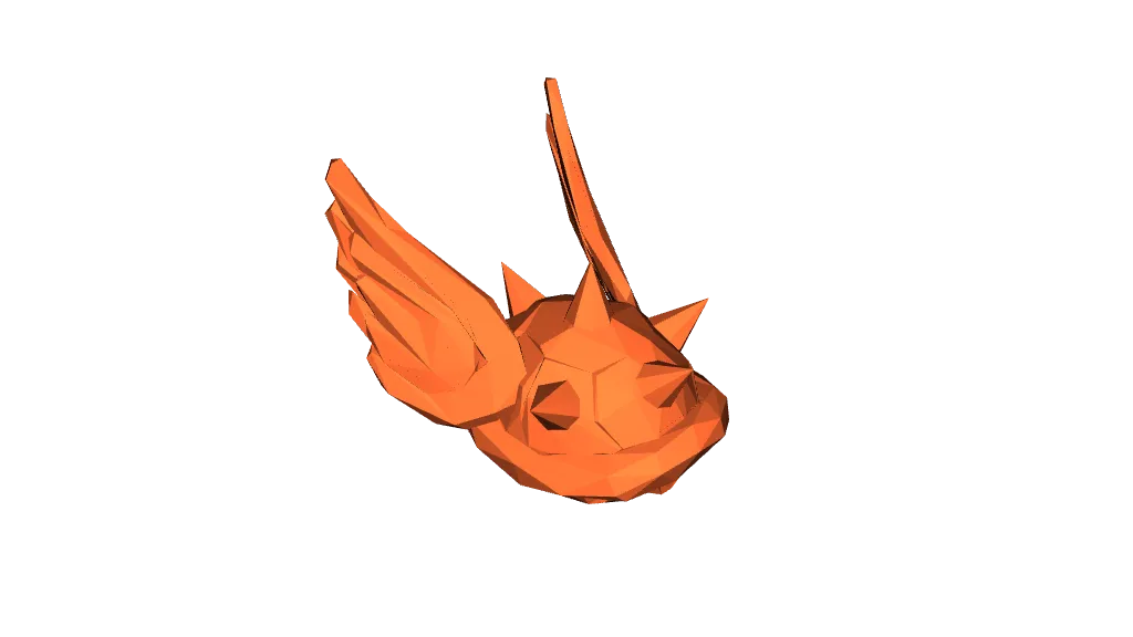 Low Poly Mario First Blue Shell by Kyle B | Download free STL model ...