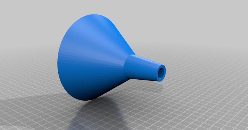 Funnel without Edge by syca lol | Download free STL model | Printables.com