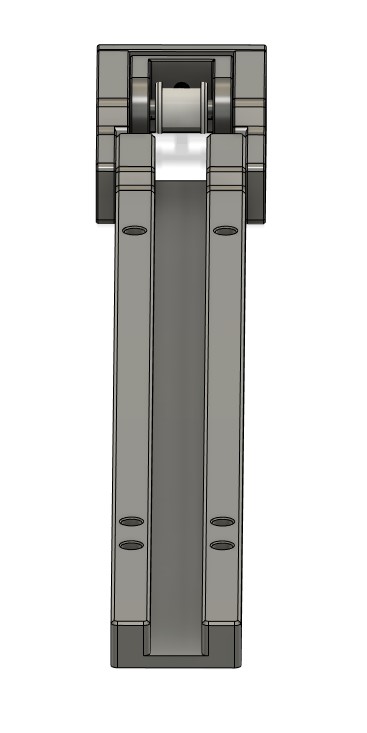 Kobra max, Tensioner and mount for 12mm belts with the linear rail mod by Sixx Precision ...