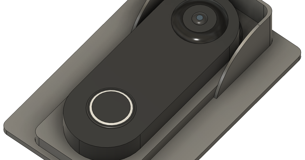 Reolink Doorbell Wifi and or POE Rain Cover with anti-theft + wall base ...