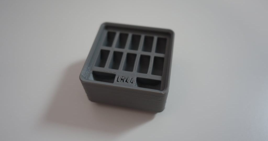 Gridfinity 12x LR44 Battery Holder by sjdawson | Download free STL ...