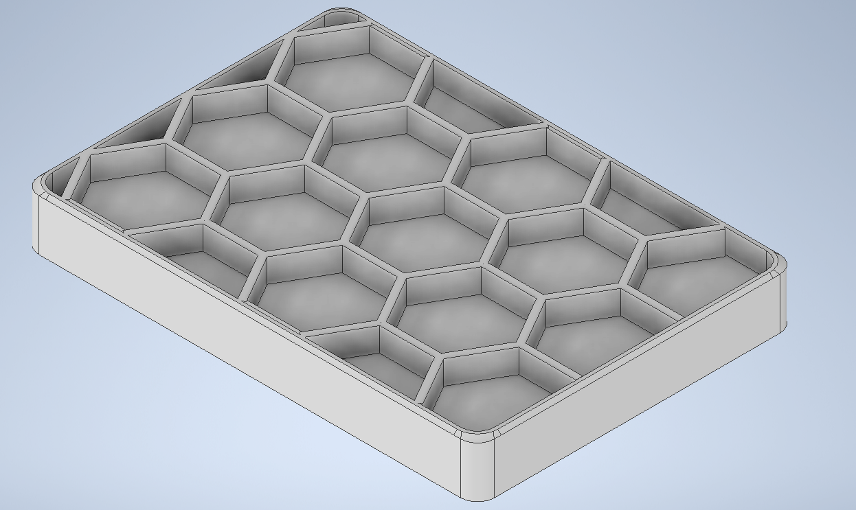 Honeycomb organizer by 3DPrinted | Download free STL model | Printables.com