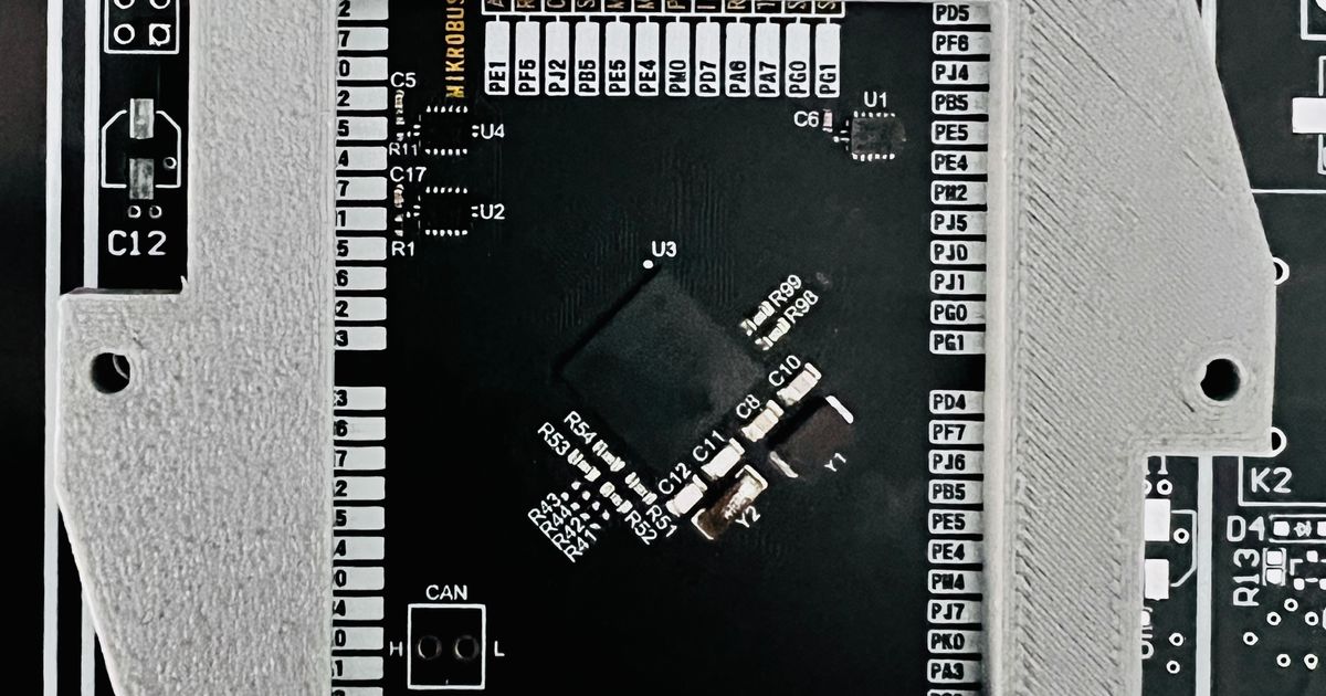 MCU CARD for Tiva 8-bit Port Case by 3DPrinto | Download free STL model ...