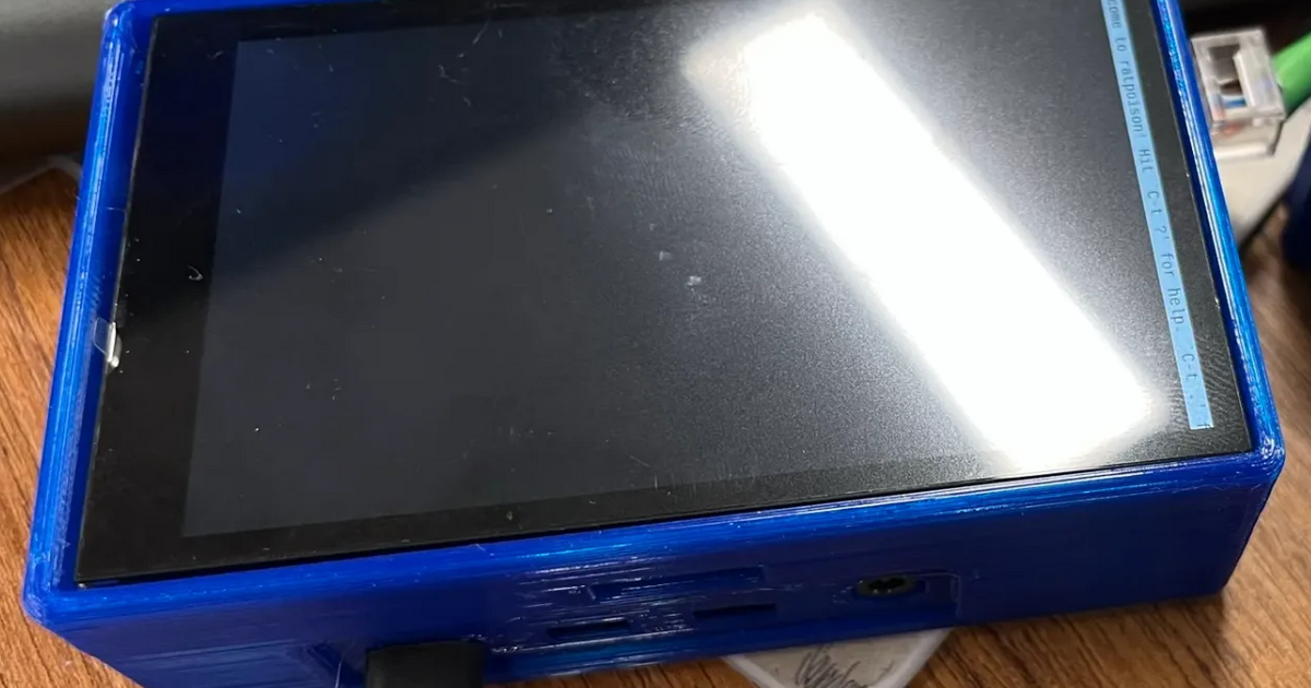 Voxelabs Aquila X2 RPI4 +HyperPixel4 Display Case by PietDeVries ...