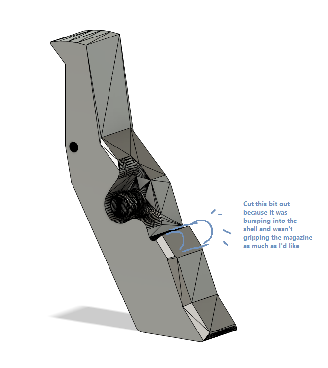 Talon mag adapter for generic Nerf full length magwell by grubby ...