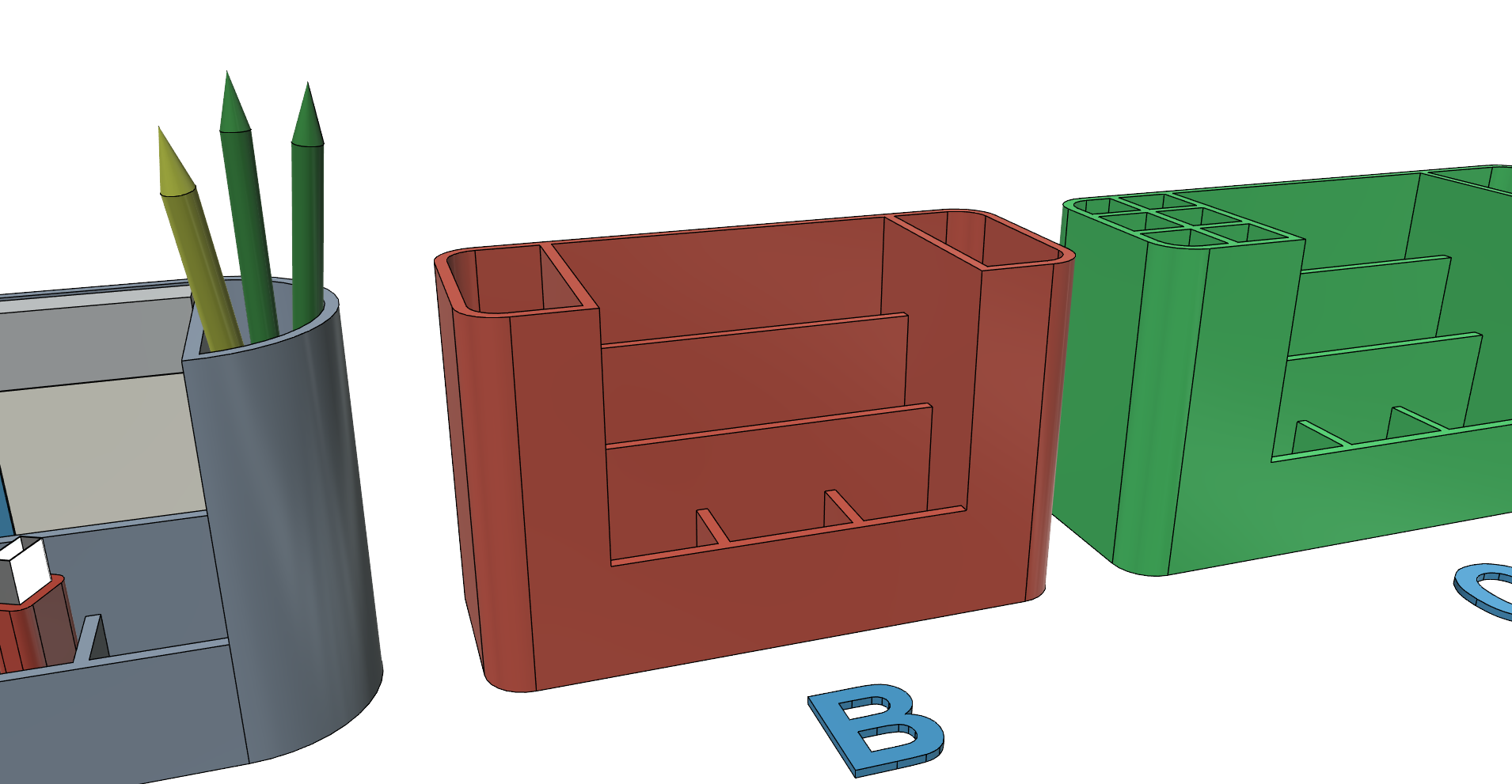 Organizer organizers desktop by REDZC | Download free STL model ...