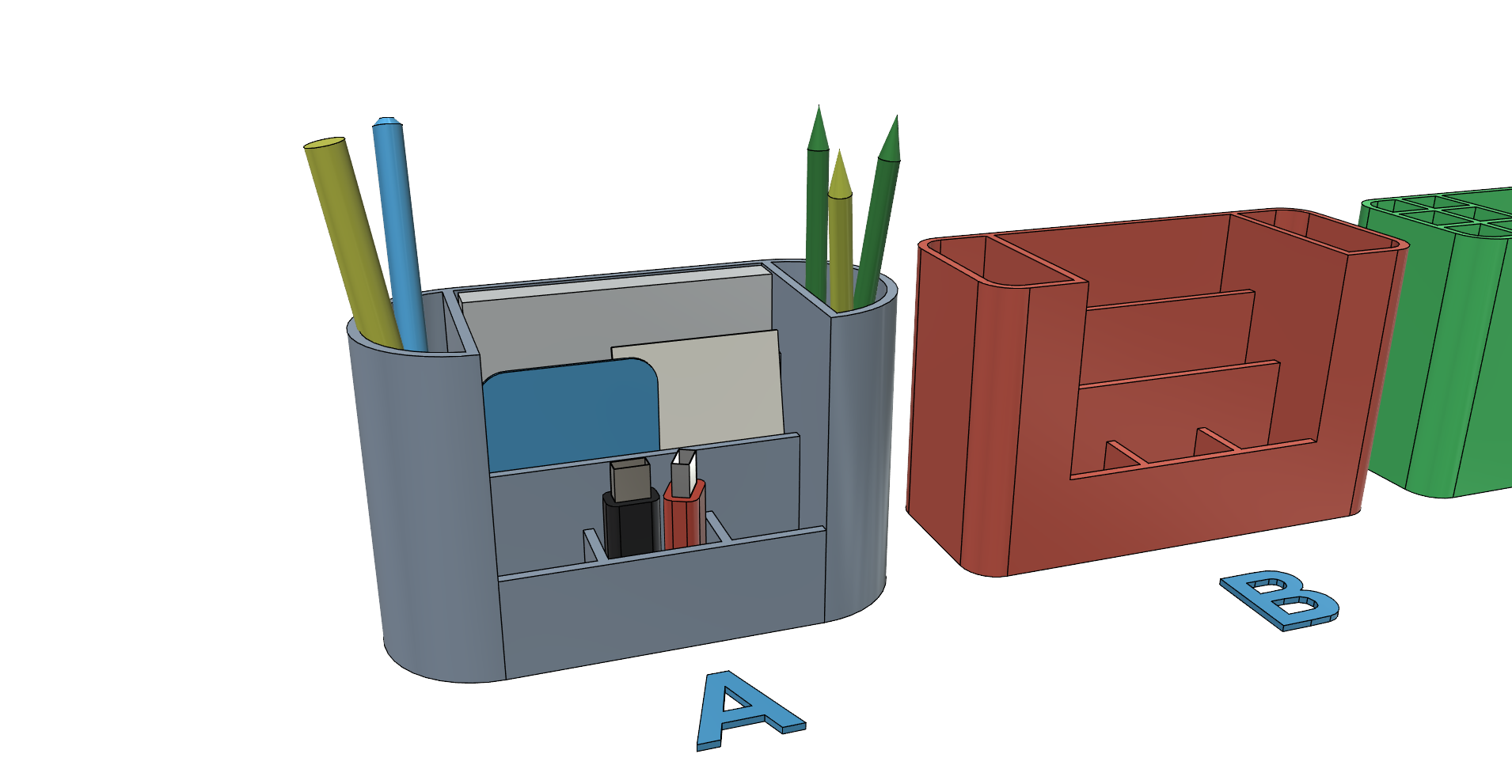 Organizer organizers desktop by REDZC | Download free STL model ...