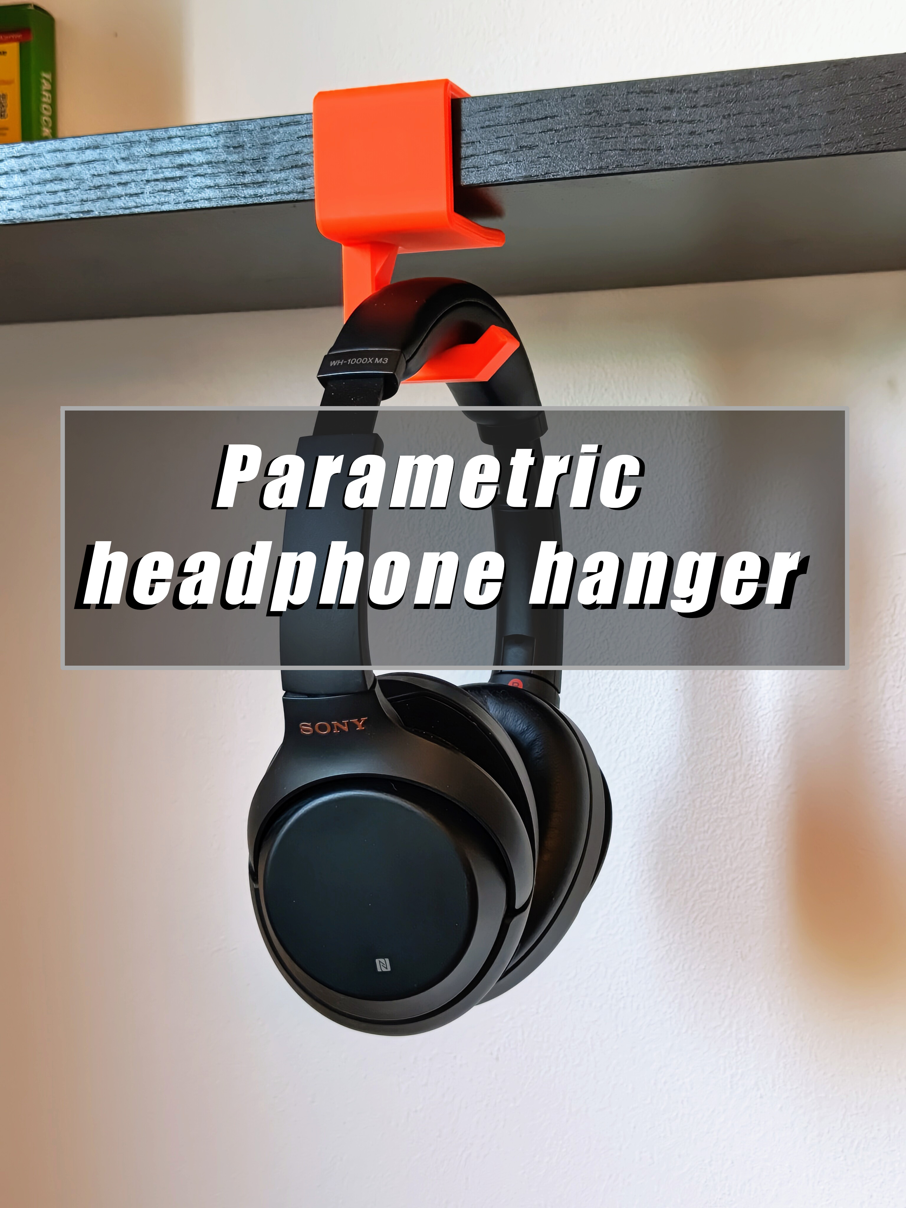 Parametric Headphone Hanger by Keso | Download free STL model ...