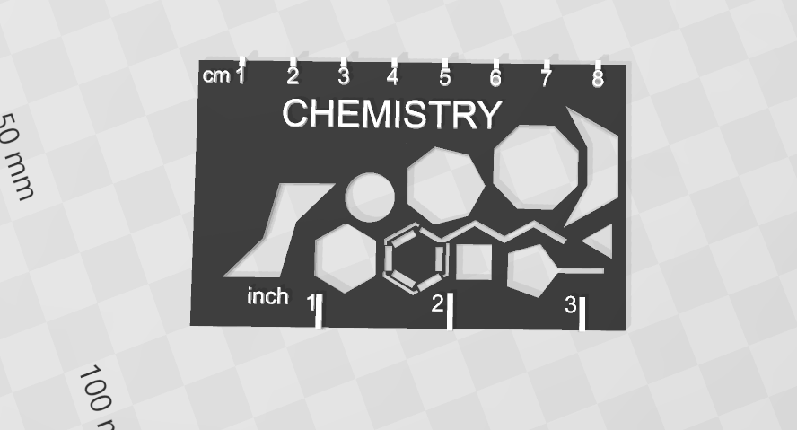 CHEMISTRY RULER by AlemhReview | Download free STL model | Printables.com