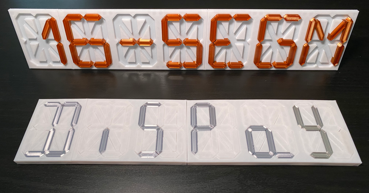 Modular 16 Segment Display By Unkown Download Free Stl Model