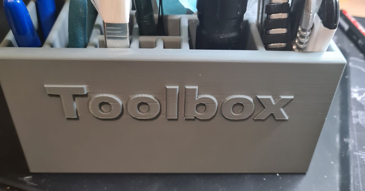 Toolbox for your desk. by tst872008 | Download free STL model ...