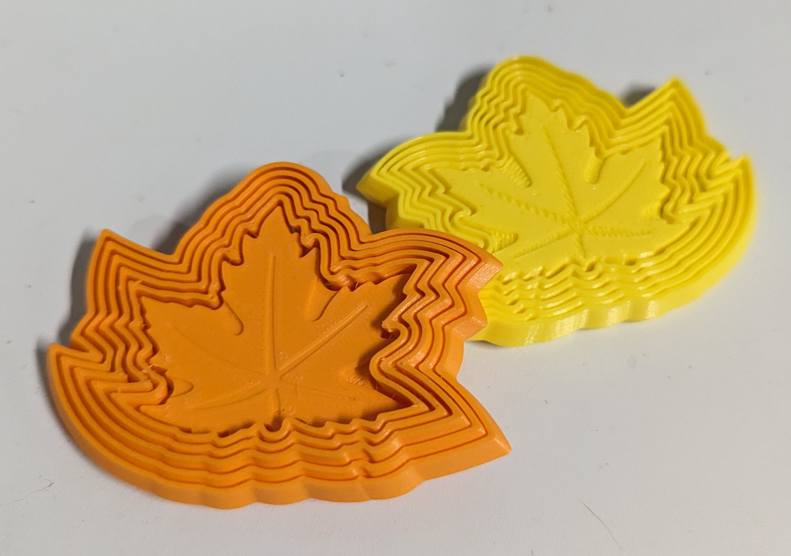 Maple leaf Magic Fidget Rings by Tom W | Download free STL model ...