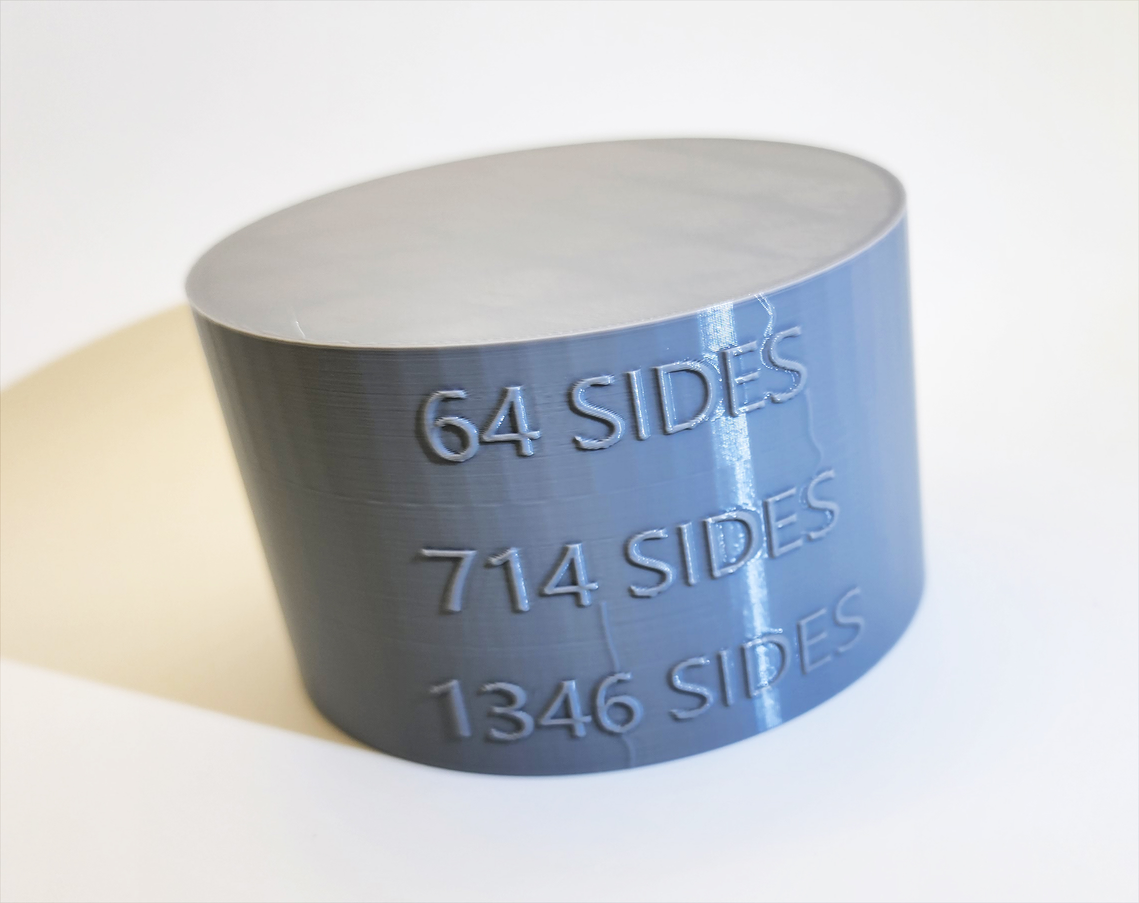 Cylinder Smoothness Example 64, 714, 1346 sides by Triple G Workshop ...