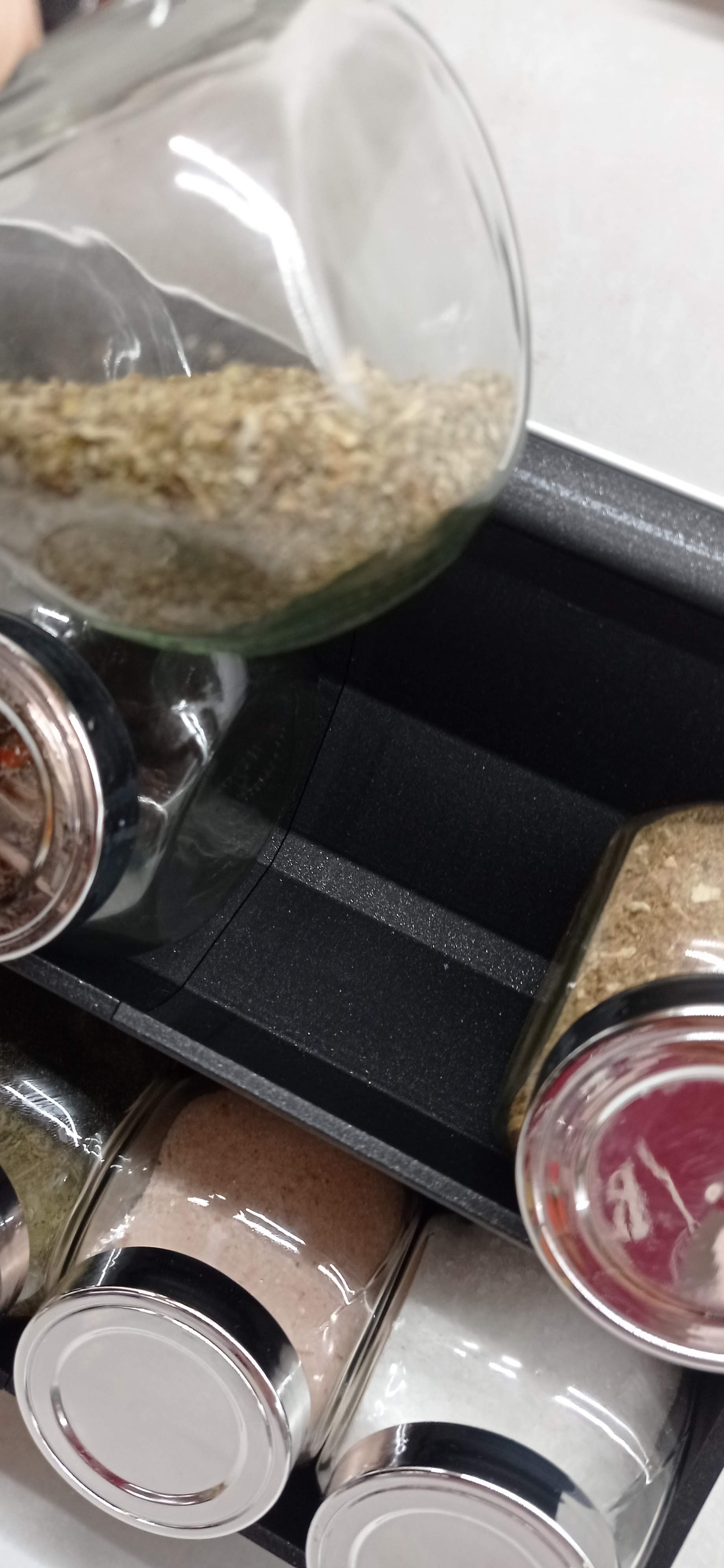 Elegant kitchen wall SPICES STORAGE [special hook / screw holes] by ...