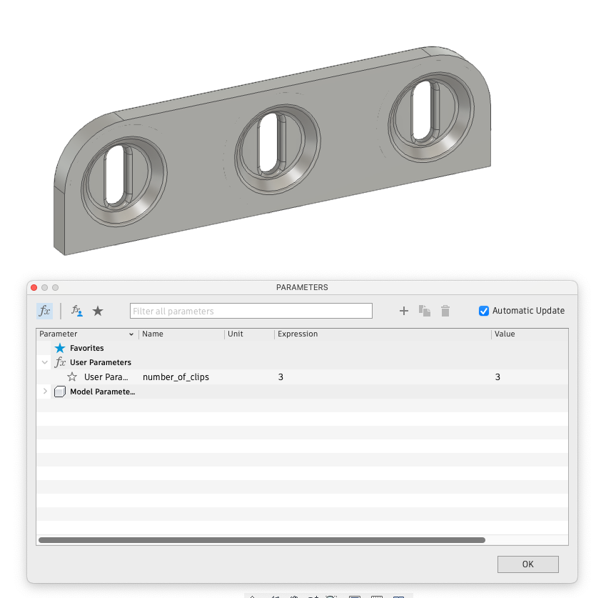 Parametric t-clip bracket for Skådis by Magnus996 | Download free STL ...