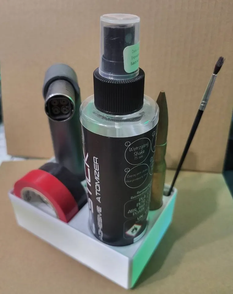 Gridfinity glue/bambu scraper/pen/electric tape holder by Rumtzays ...