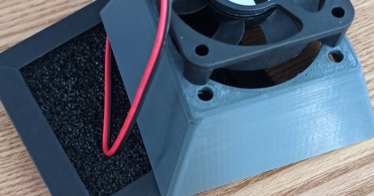 Adapter Filtr hepa 70mm- fan 50mm by Marecki007 | Download free STL ...