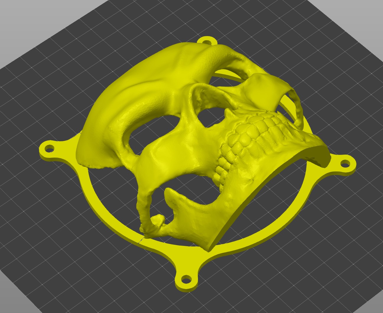 3d skull fan 120mm by kewtd | Download free STL model | Printables.com