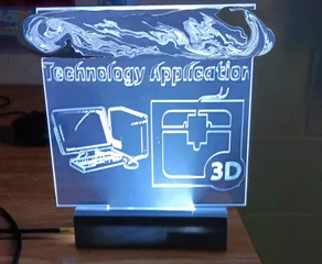 LED holder for 6X6 Acrylic by Eli1234 | Download free STL model ...