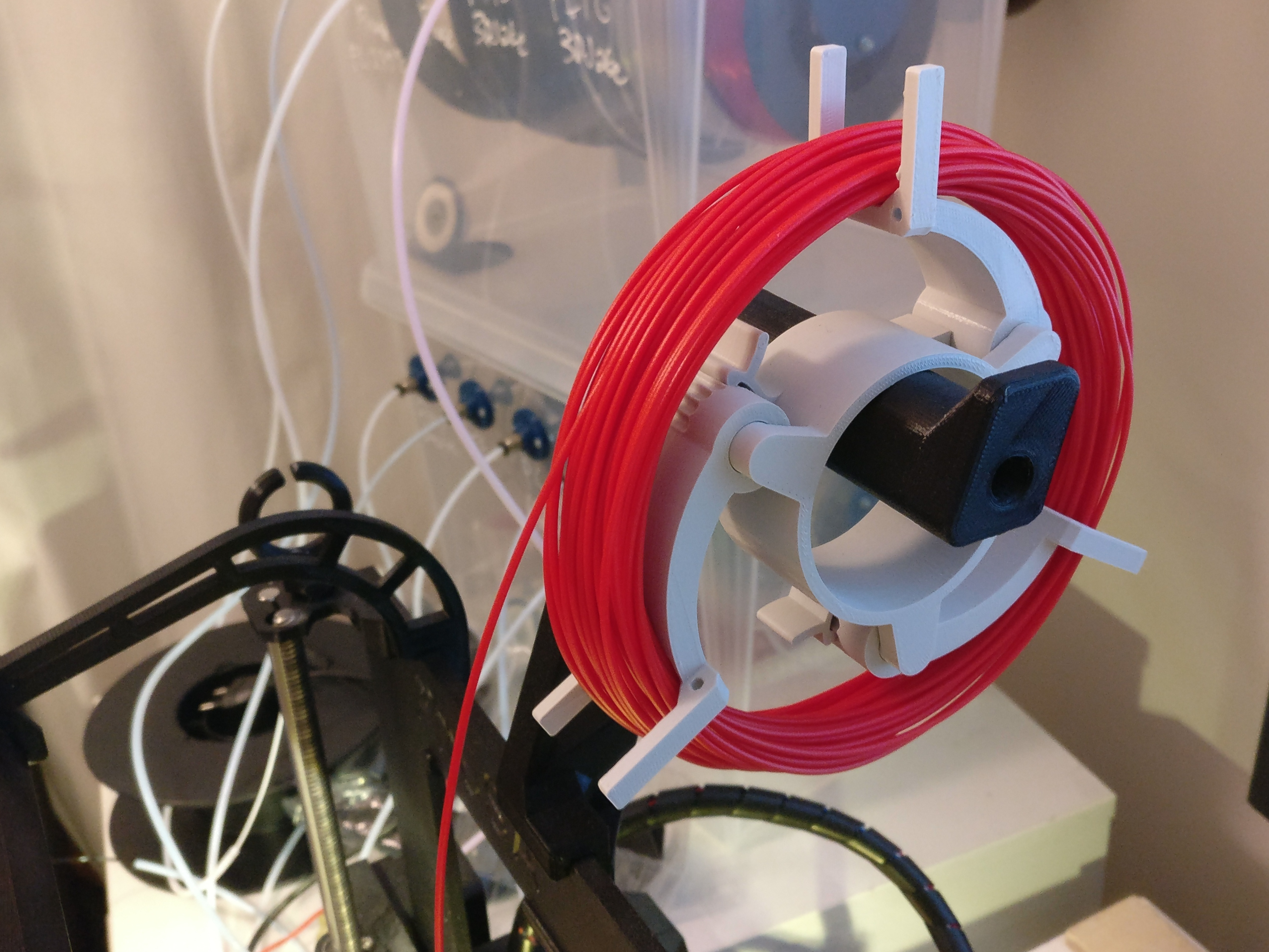 Print In Place Adjustable Filament Sample Spool by SubSite | Download ...