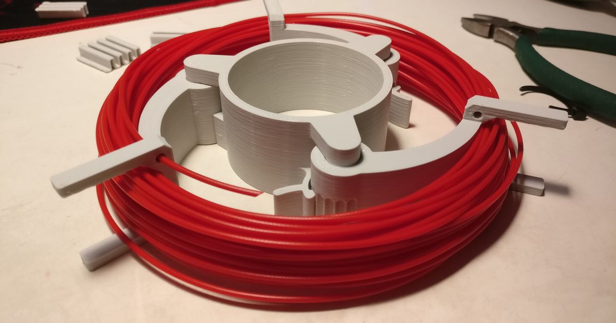 Print In Place Adjustable Filament Sample Spool by SubSite | Download ...