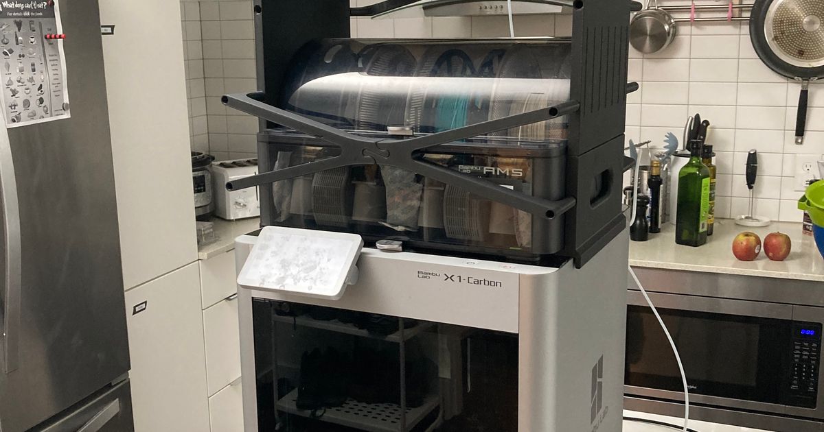 Stacking/Stackable/Stack AMS Shelf by GekoPrime | Download free STL ...