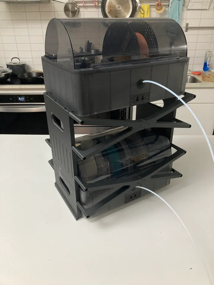 Stacking/Stackable/Stack AMS Shelf by GekoPrime | Download free STL ...