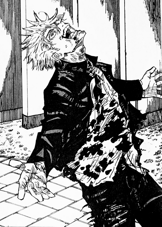 Gojo Satoru Manga Panel - made w/ HueForge by Mathoose | Download free ...