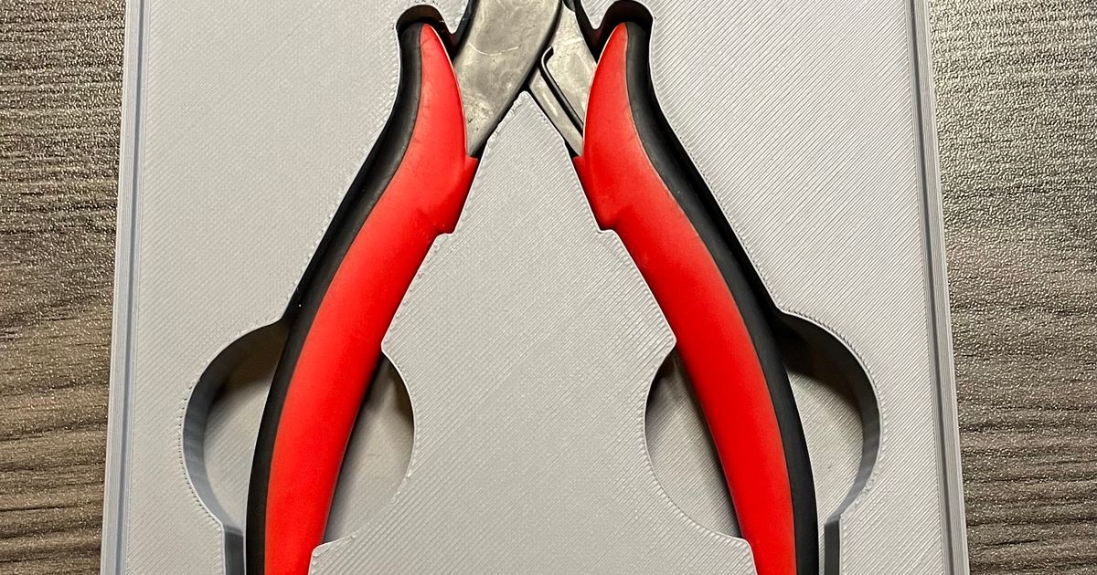 Gridfinity CHP-170 Side Cutter Holder - Solid Fill by Zach Lienemann ...