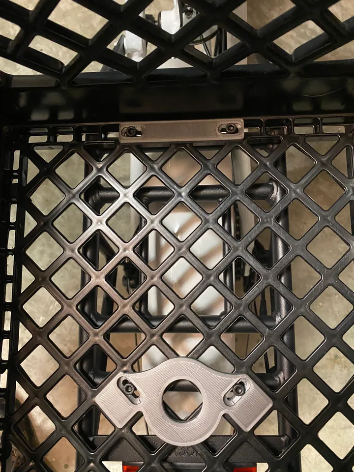 Milk Crate Mount Lectric XP 2.0 Rear Rack eBike by Heliguy71 | Download ...