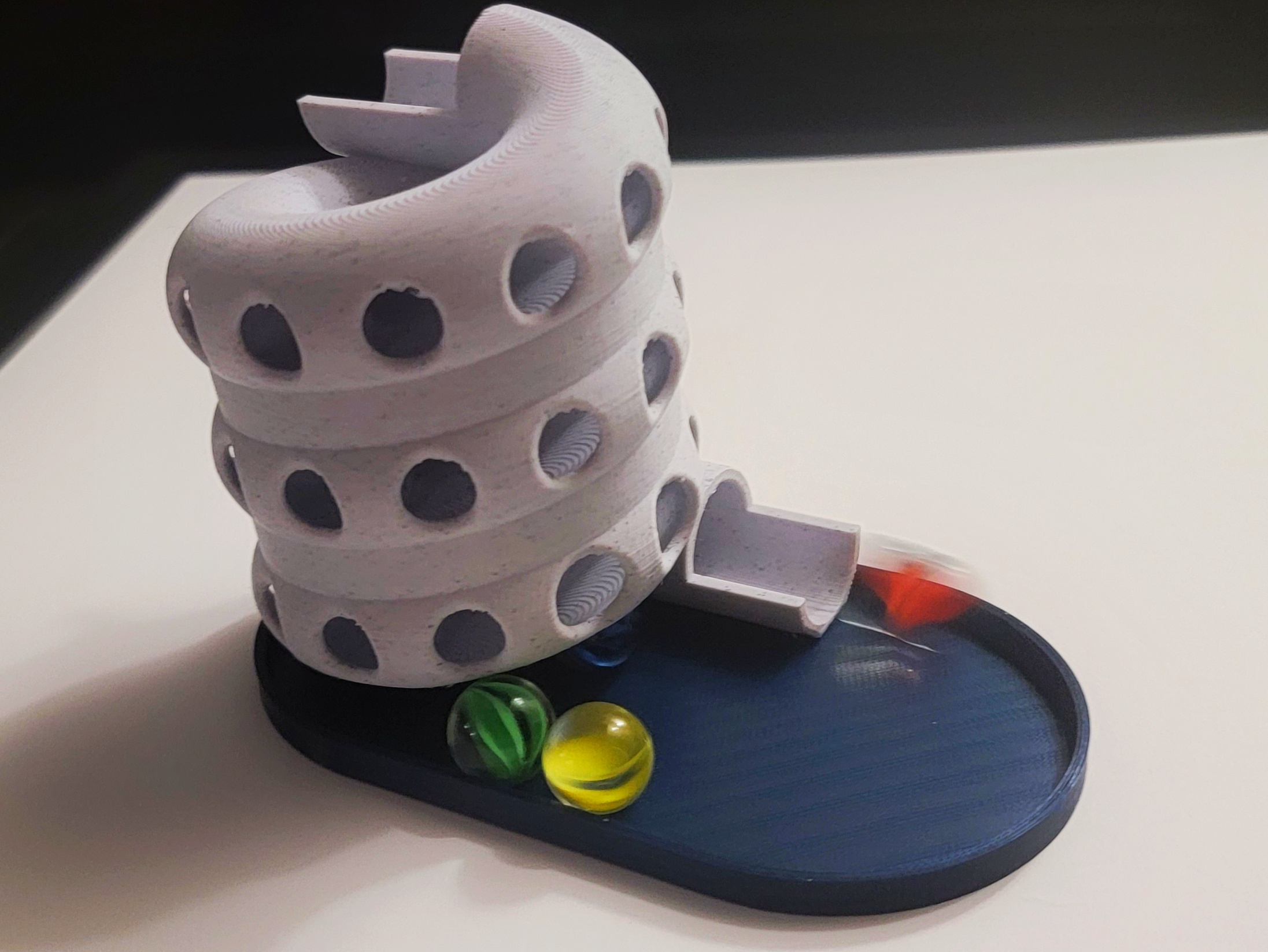 Marble Run Spiral Stand by TotallyRidiculous | Download free STL model ...