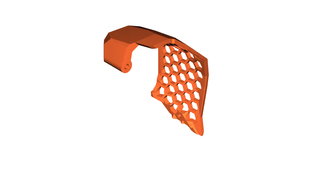 Clockwork2_cable_cover_for_pcb Honeycomb Hollow by 人 愚 | Download free ...