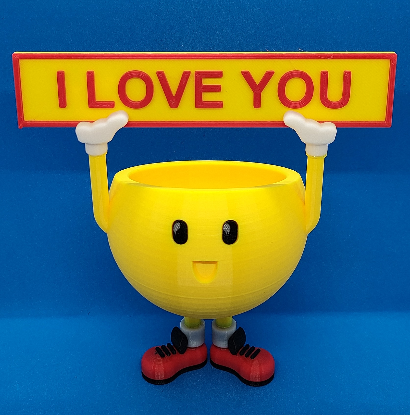CUTE CUP WITH TEXT SIGN (FLOWER VASE) by Make-A-Print | Download free ...