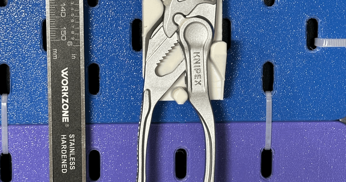 Knipex Pliers Wrench Skadis hook by Baca | Download free STL model ...
